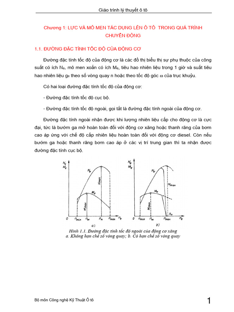 L C Và Mô Men Tác D NG Lên Ô Tô Trong Quá Trình-Đã G P | PDF
