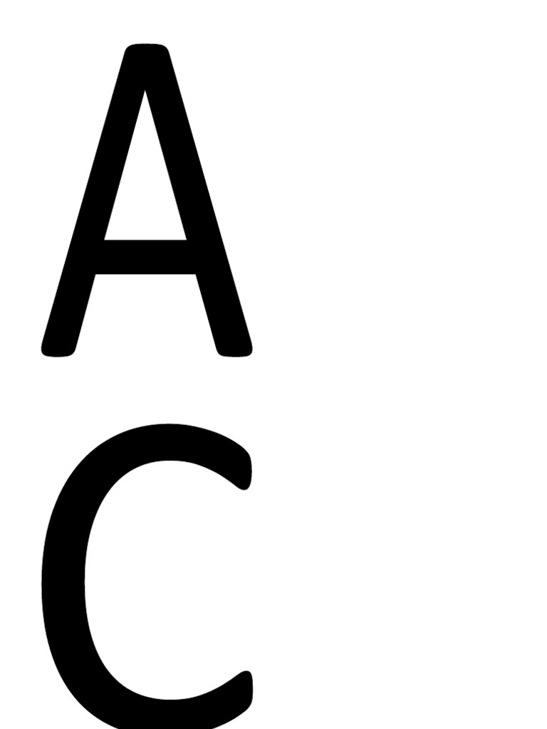 Letras Grandes | PDF