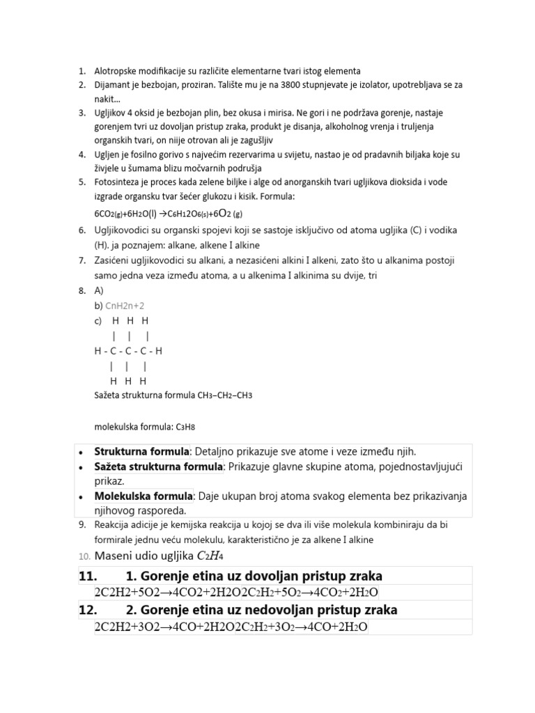 Alotropske Modifikacije Su Različite Elementarne Tvari Istog Elementa | PDF