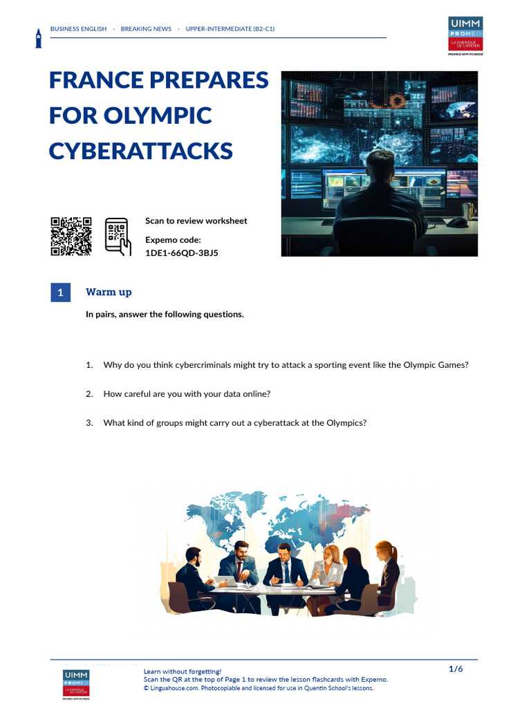 France's Olympic Cyberattack Preparedness | PDF | Computer Security | Security