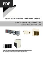 CCU Operation and Maintenance Guide | PDF | Thermostat | Electric Motor