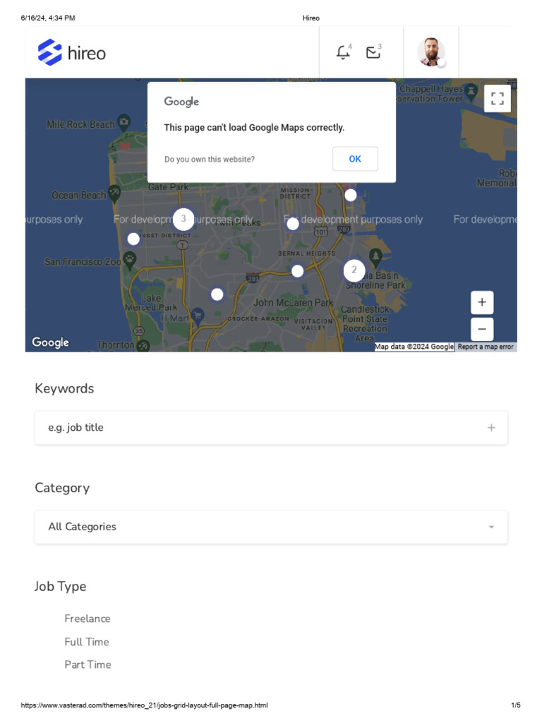 Keywords: This Page Can't Load Google Maps Correctly | PDF | Hypertext ...