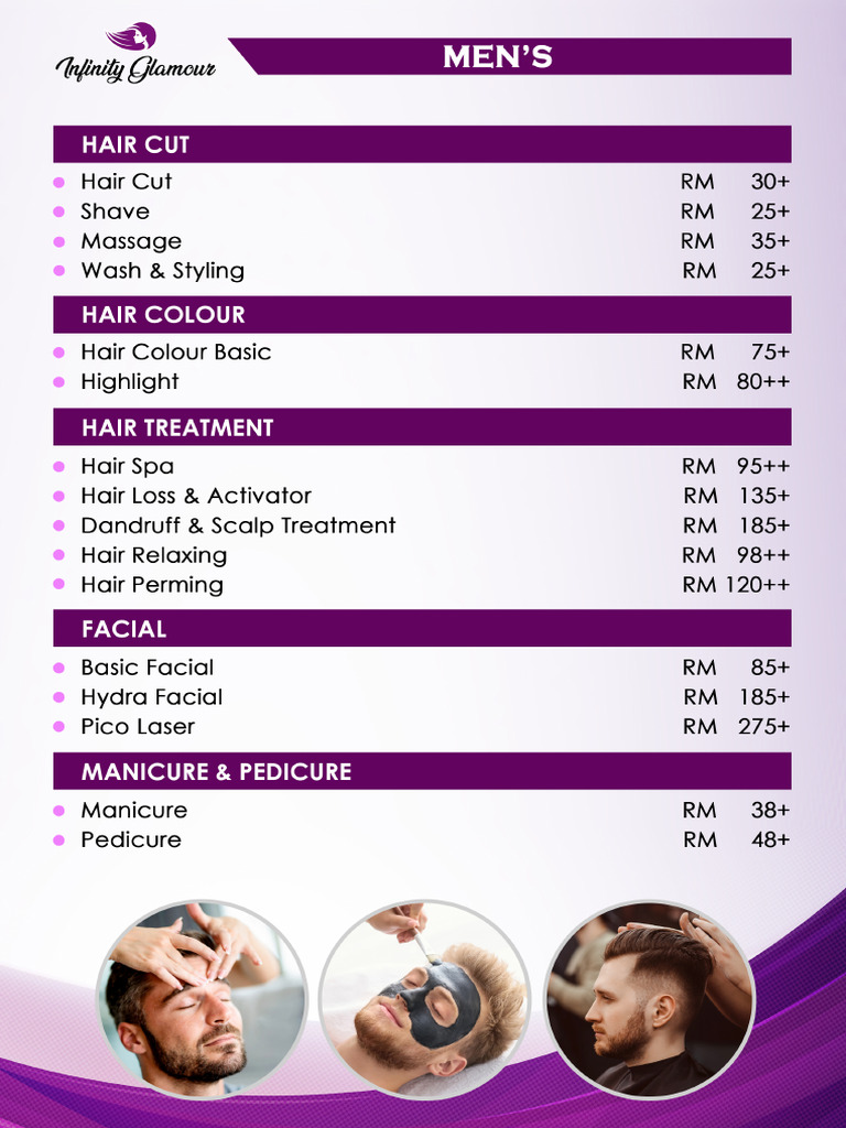 Male Excel Price List
