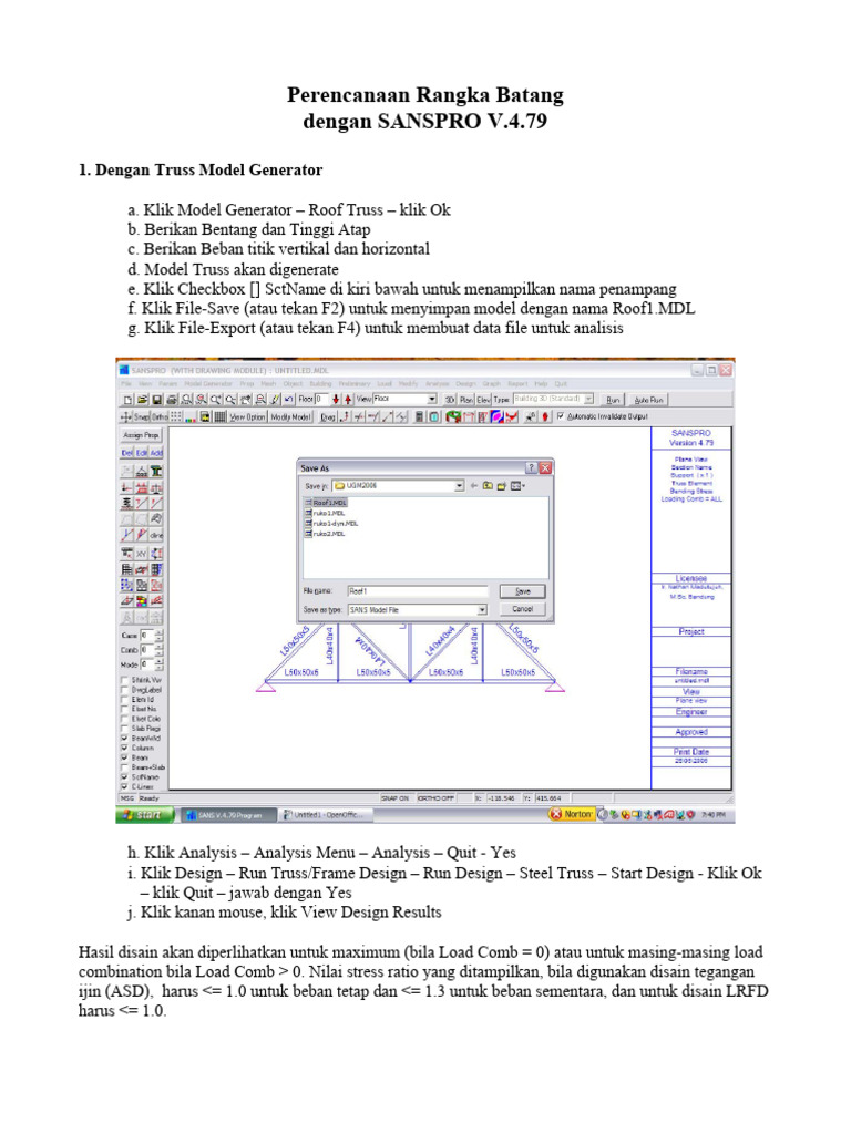 Perhitungan Baja | PDF