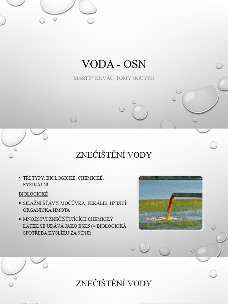 Voda - OSN | PDF