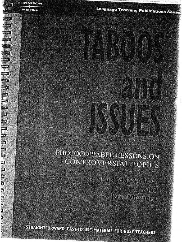 Taboos & Issues | PDF