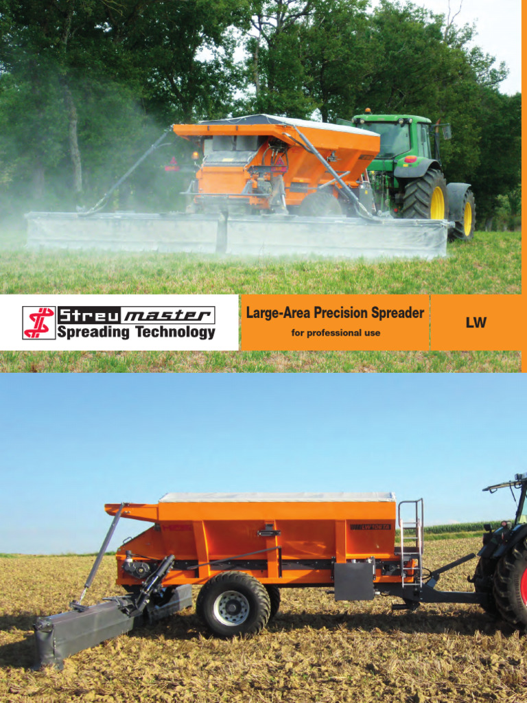 Large-Area Precision Spreader: For Professional Use | PDF | Belt (Mechanical) | Tractor