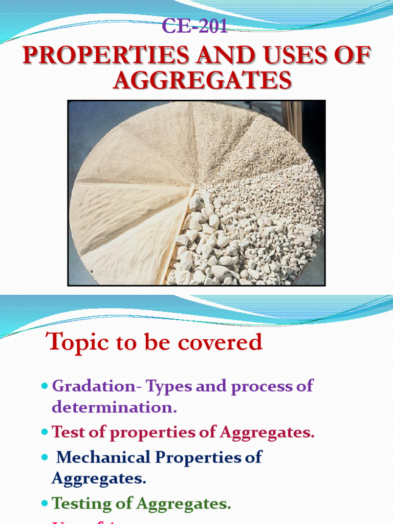 Lec 3 and 4 Properties and Uses of Aggregates | PDF | Deformation ...