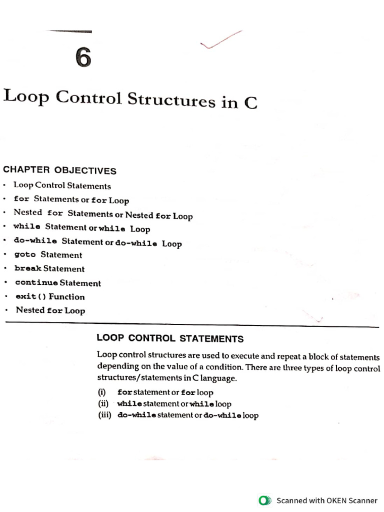 Loop Control Statements in C 06-14-2024 13.14 | PDF