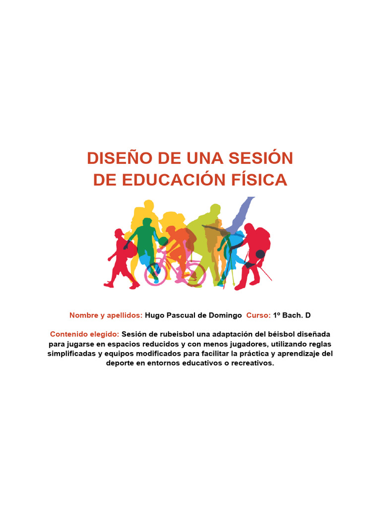 Sesión de Rubeisbol en Educación Física | PDF | Defensor (Asociación de ...