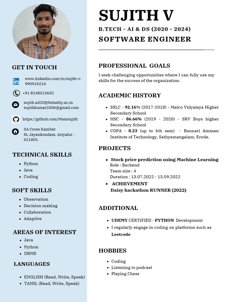 202ad146 Sujith V | PDF