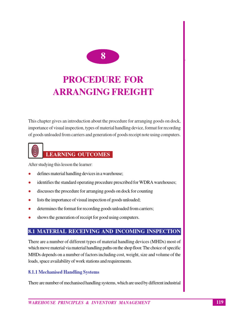 Warehouse Notes | Download Free PDF | Warehouse | Supply Chain Management