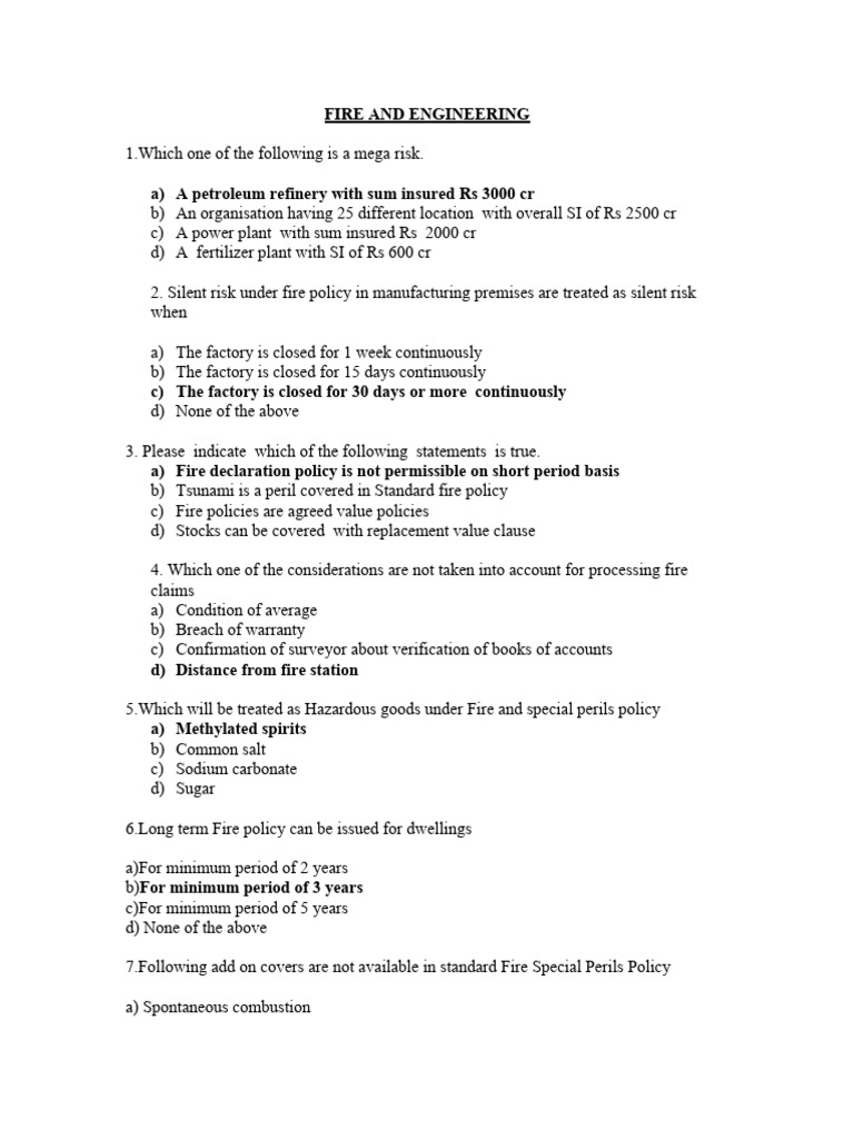 All Deptt Question Bank 72 | PDF | Insurance | Cargo