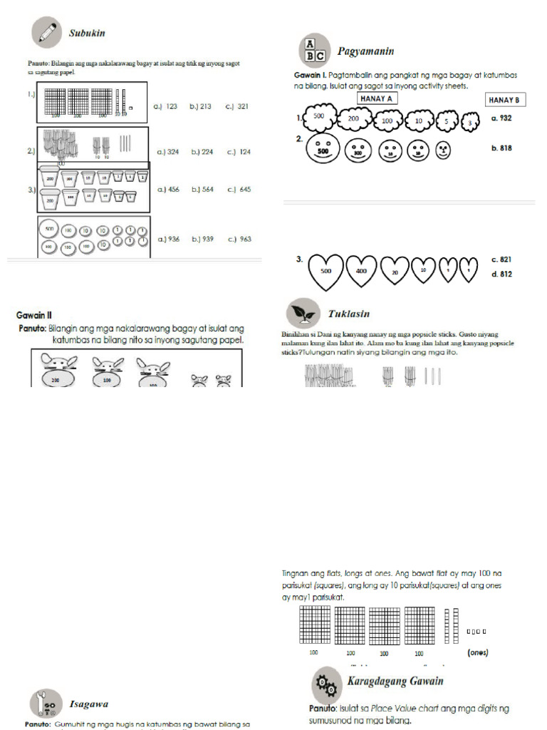 Grade 2 Worksheet Q1 Week 1 | PDF