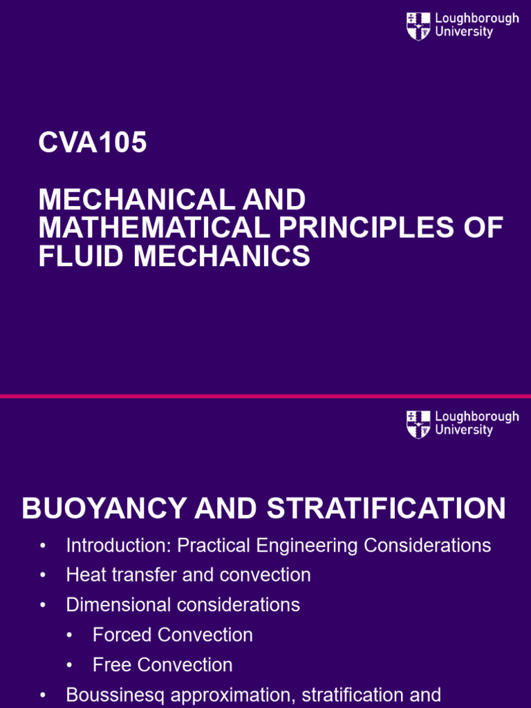 Buoyancy StratificationReduced 4students | PDF | Convection | Heat Transfer