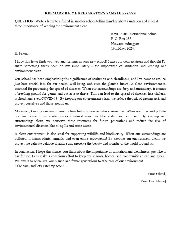 Sample Essays | PDF | Sentence (Linguistics) | Question