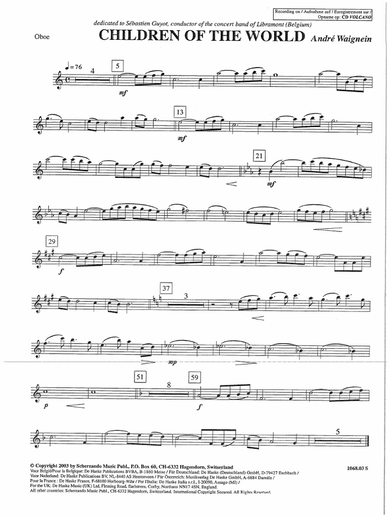 Children - Oboe | PDF