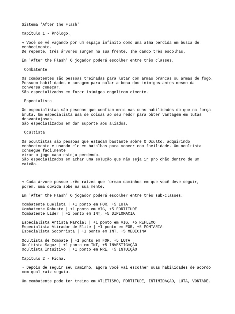 After The Flash - Sistema BETA | PDF