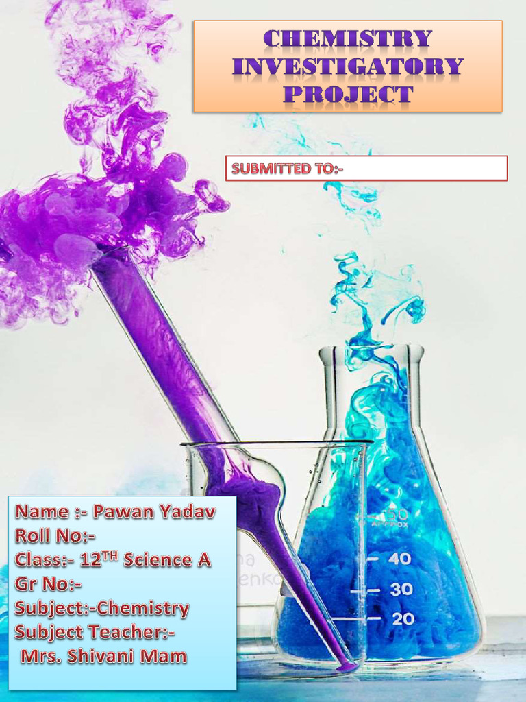 Chemistry Investigatory Project XII On Toothpaste Analysis | PDF ...