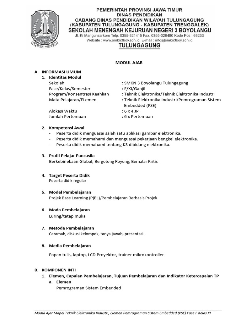 Modul Ajar Pse Ii | PDF