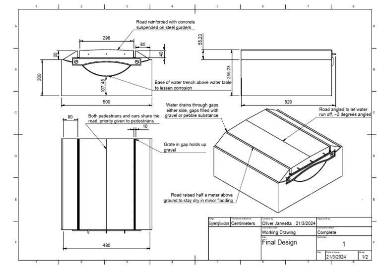 Final Design Drawing | PDF | Building Materials | Materials