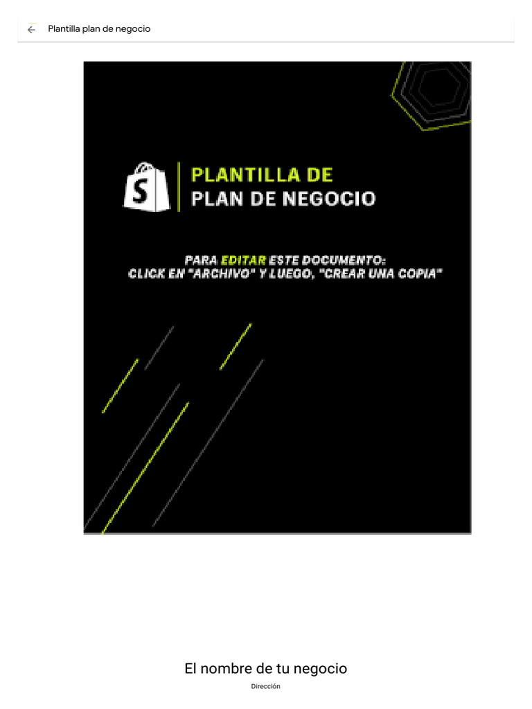 Plantilla plan de negocio | Descargar gratis PDF | Plan de negocios ...