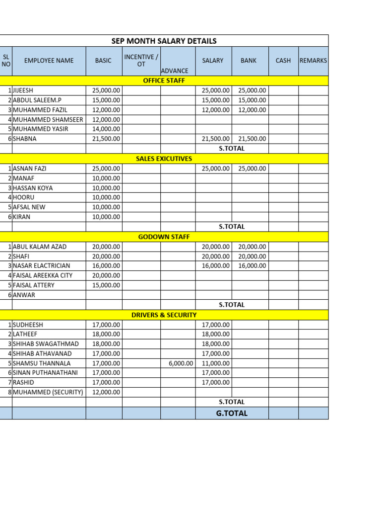 Salary Report MAY | PDF