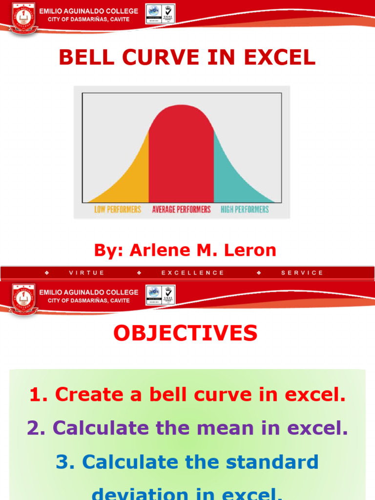 Excel Bell Curve Guide | PDF | Normal Distribution | Standard Deviation