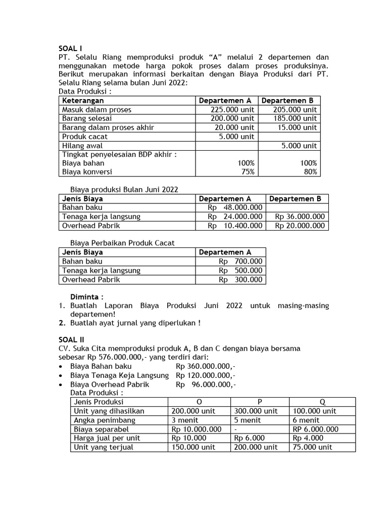 Soal Quiz Akbi 2024 | PDF