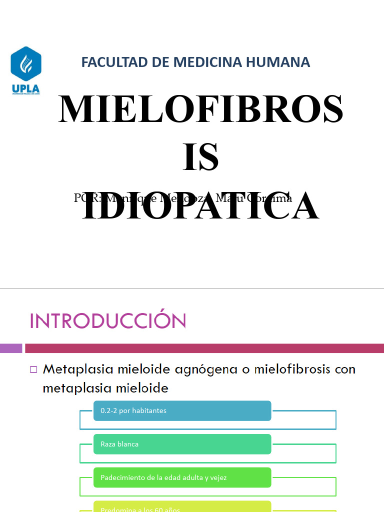 Mielofibrosis Idiopatica | PDF | Hematología | Hematopoyesis