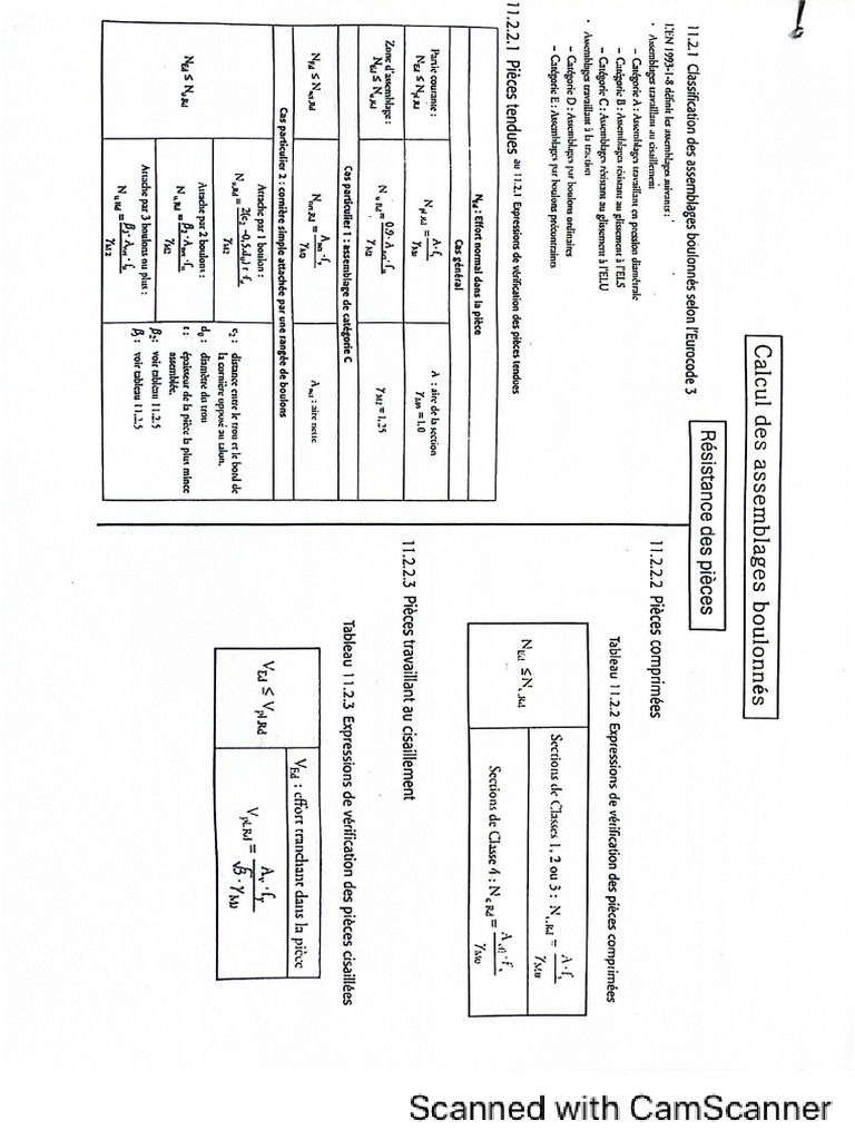Calcul Des Assemblage | PDF