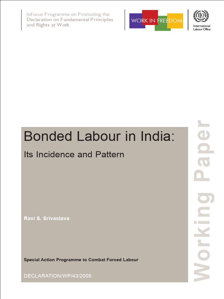 Bonded Labour | PDF | International Labour Organization | Employment