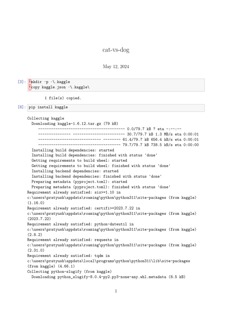 cat-vs-dog | PDF | Zip (File Format) | System Software
