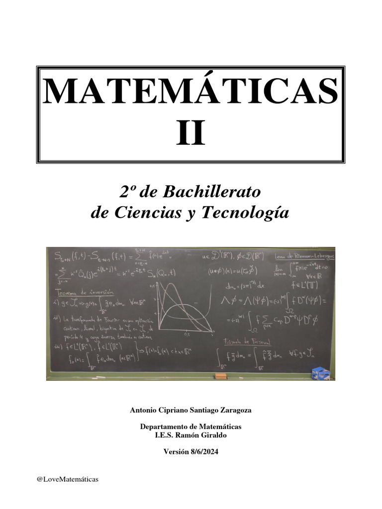 Mat 2-Matematicas Ii | PDF | Matriz (Matemáticas) | Integral