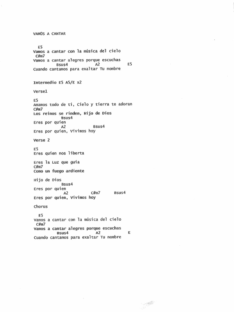 Vamos A Cantar | PDF