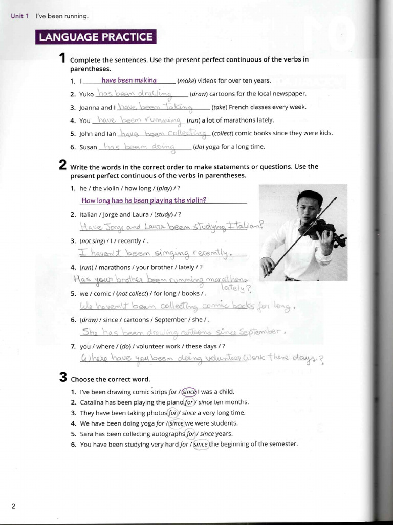 Worbook Unit 1-3 | PDF