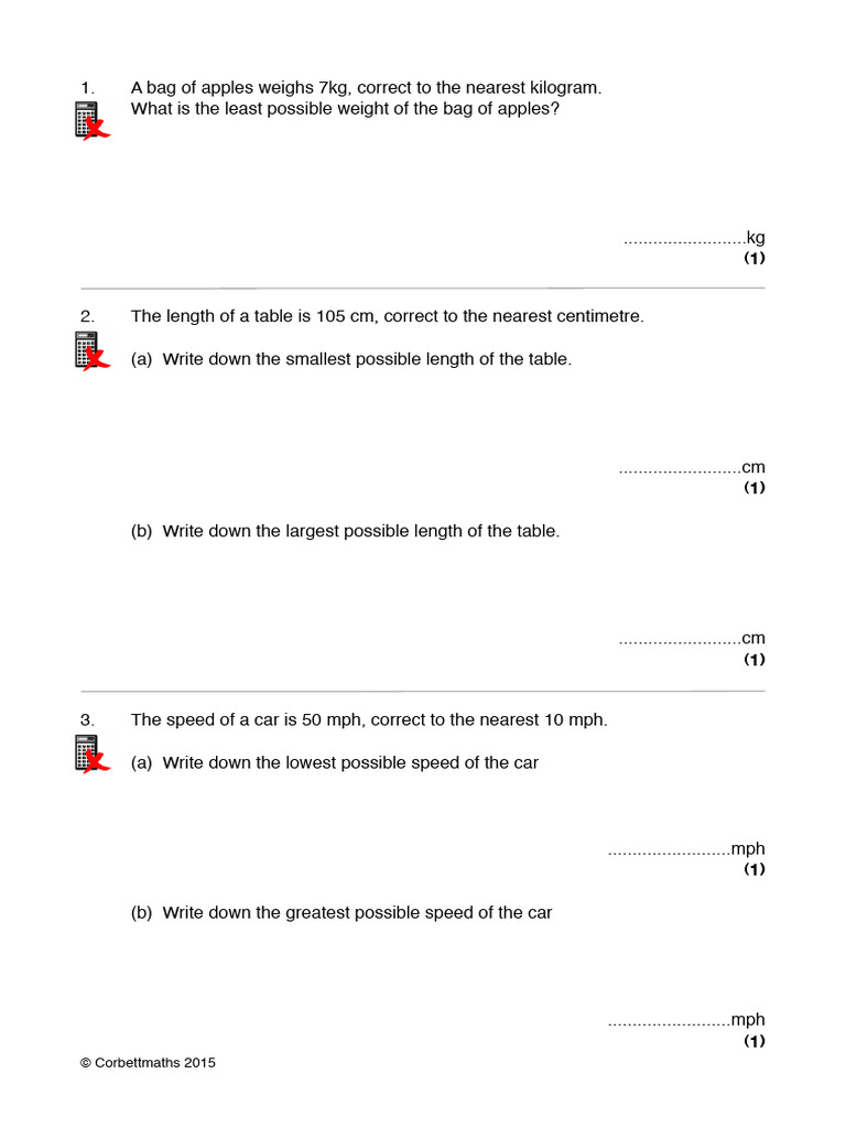 Limits of Accuracy | Download Free PDF | Area | Length