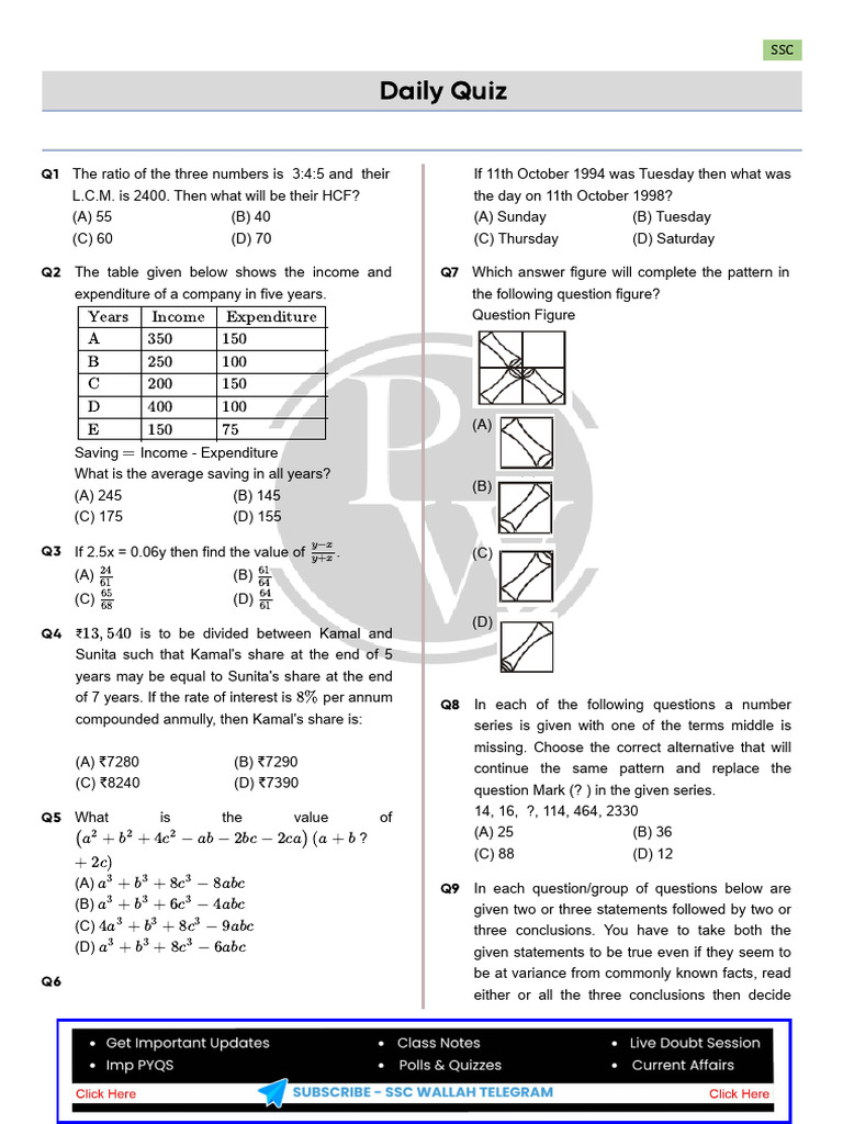 Daily Dose - 3 (English Questions) | PDF | Verb | Adverb