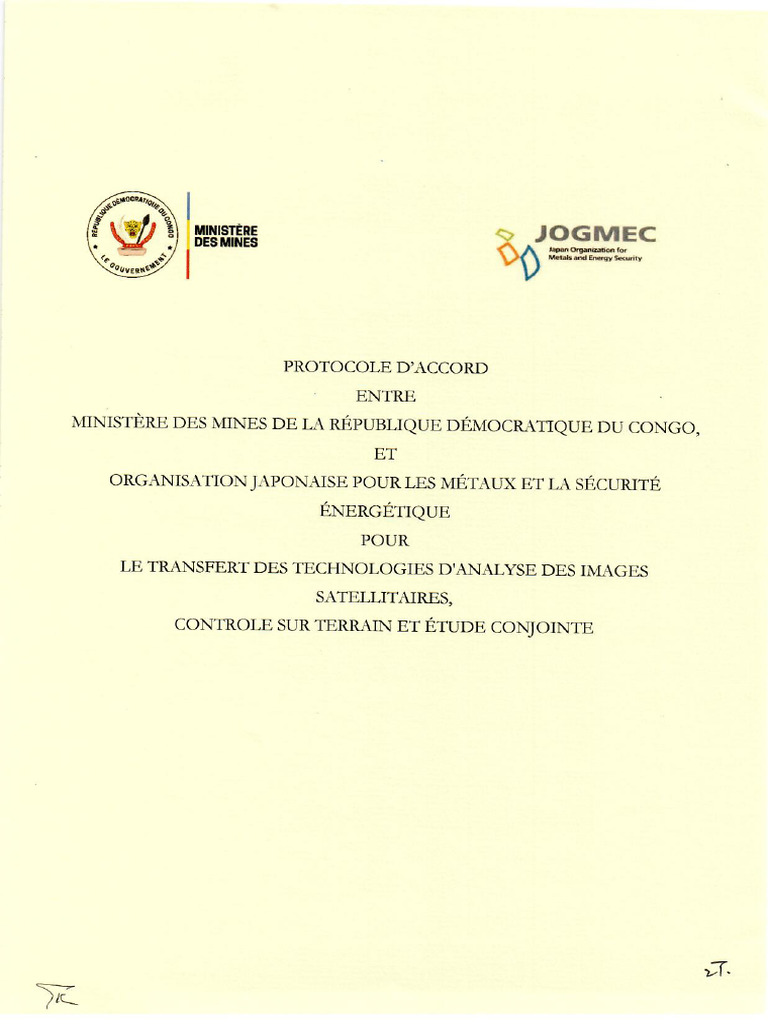 Ministere Des Mines-Jogme Mou-2023 | PDF