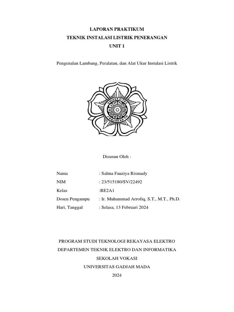 PTILP Laporan Praktikum Unit 1 Pengenalan Lambang | PDF