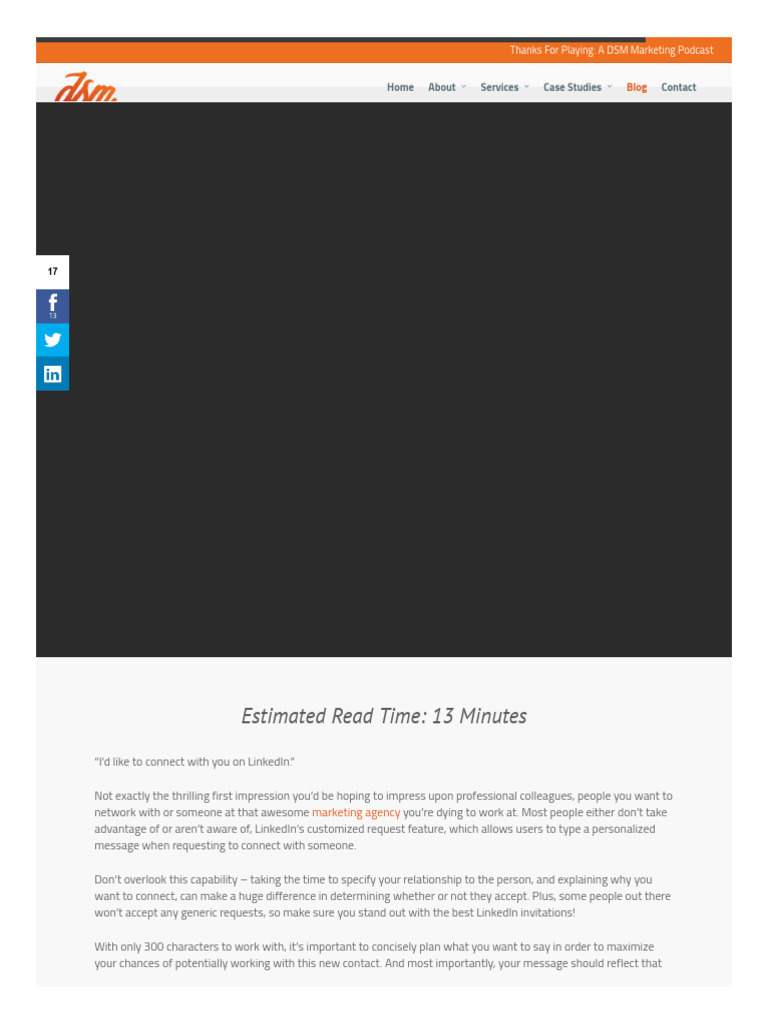 Best LinkedIn Invitations - 2018 Guide To Connecting (With Templates ...