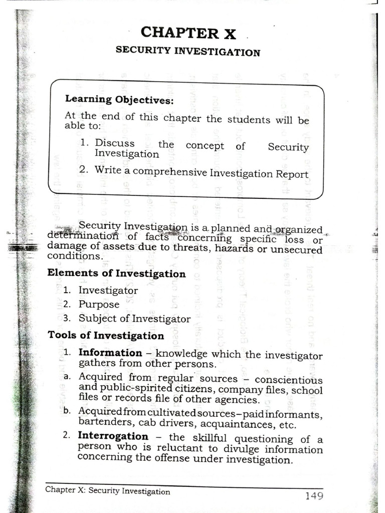 Security-Investigation | PDF