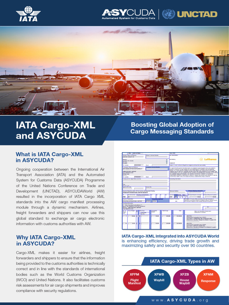 Asycuda Iata XML Flyer 1 | Download Free PDF | Cargo | Customs
