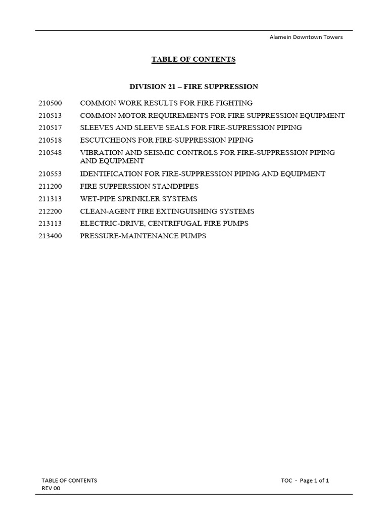 DIVISION 21 – FIRE SUPPRESSION | PDF | Welding | Construction