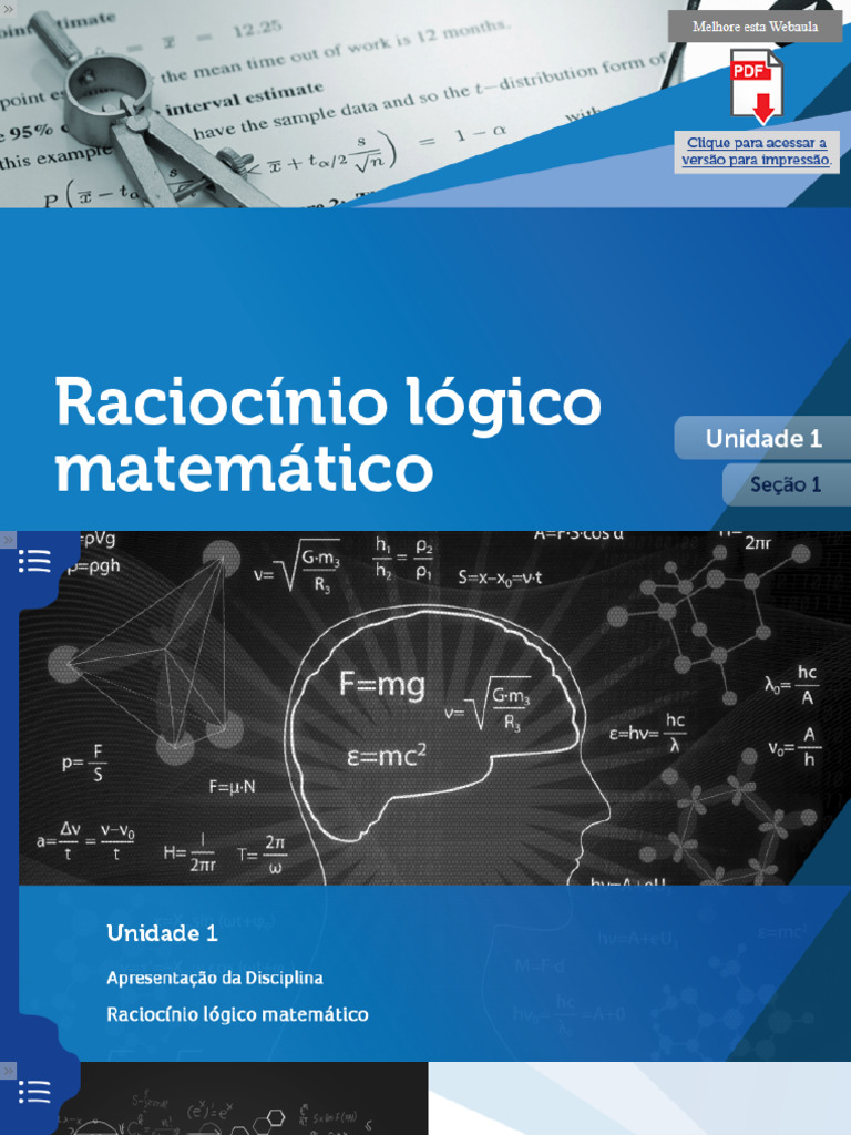 Raciocinio_logico_matematico_U1_S1 | PDF