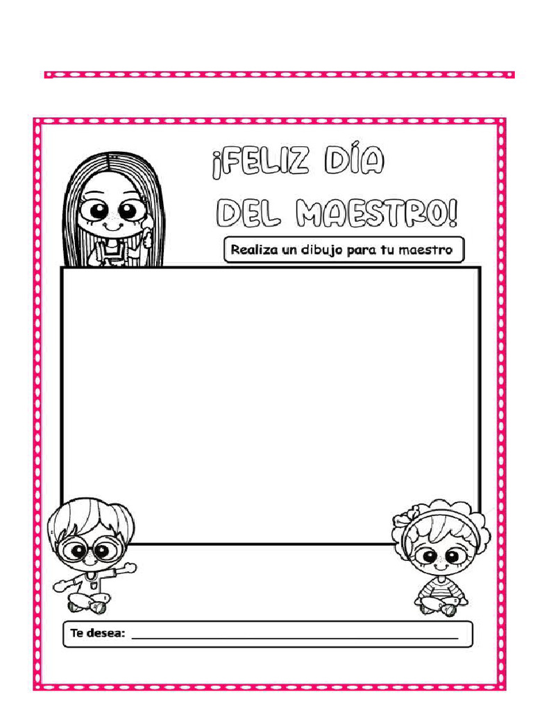 FICHA DIA DEL MAESTRO 02 COMU | PDF