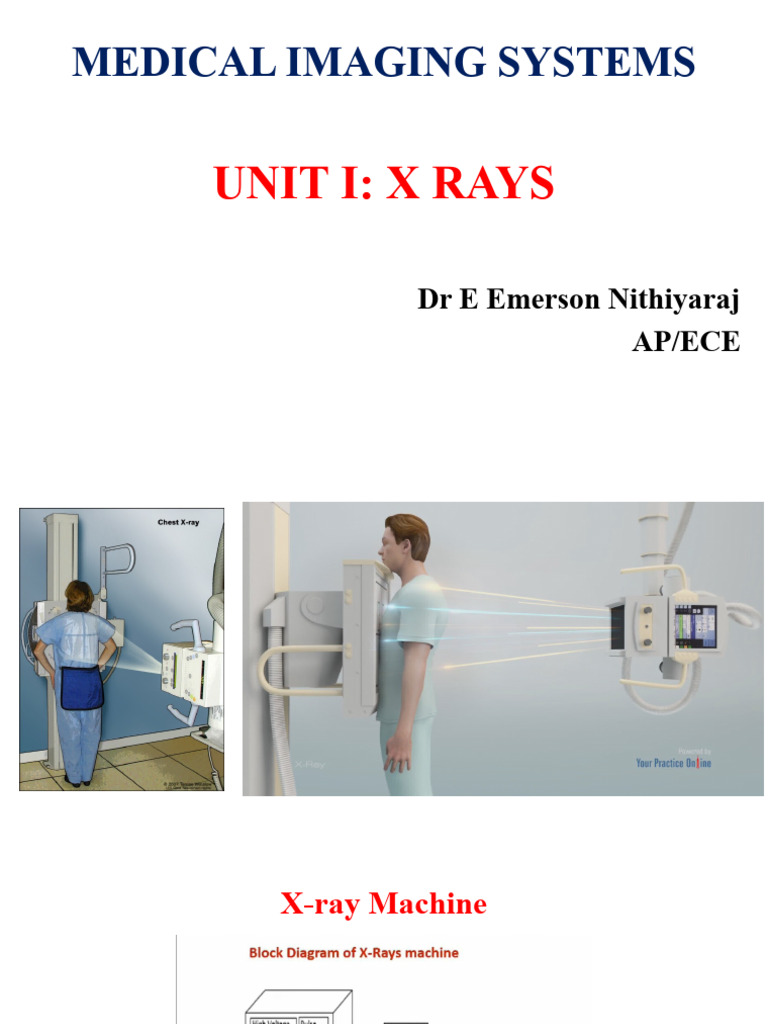 Lecture 2 X-Ray Machine Block Diagram | PDF