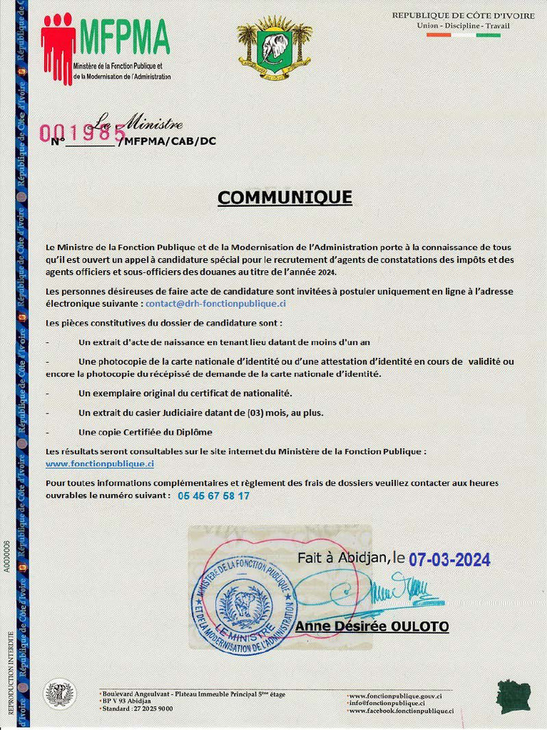 Note D'information | PDF