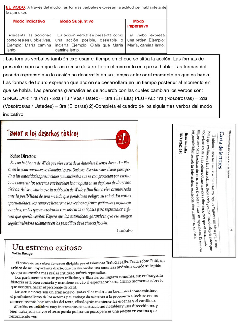 Plantilla Unidad 8 Lengua | PDF | Palabra | Verbo