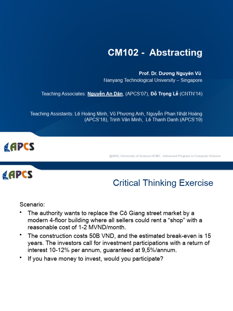 CM102 Abstraction | PDF